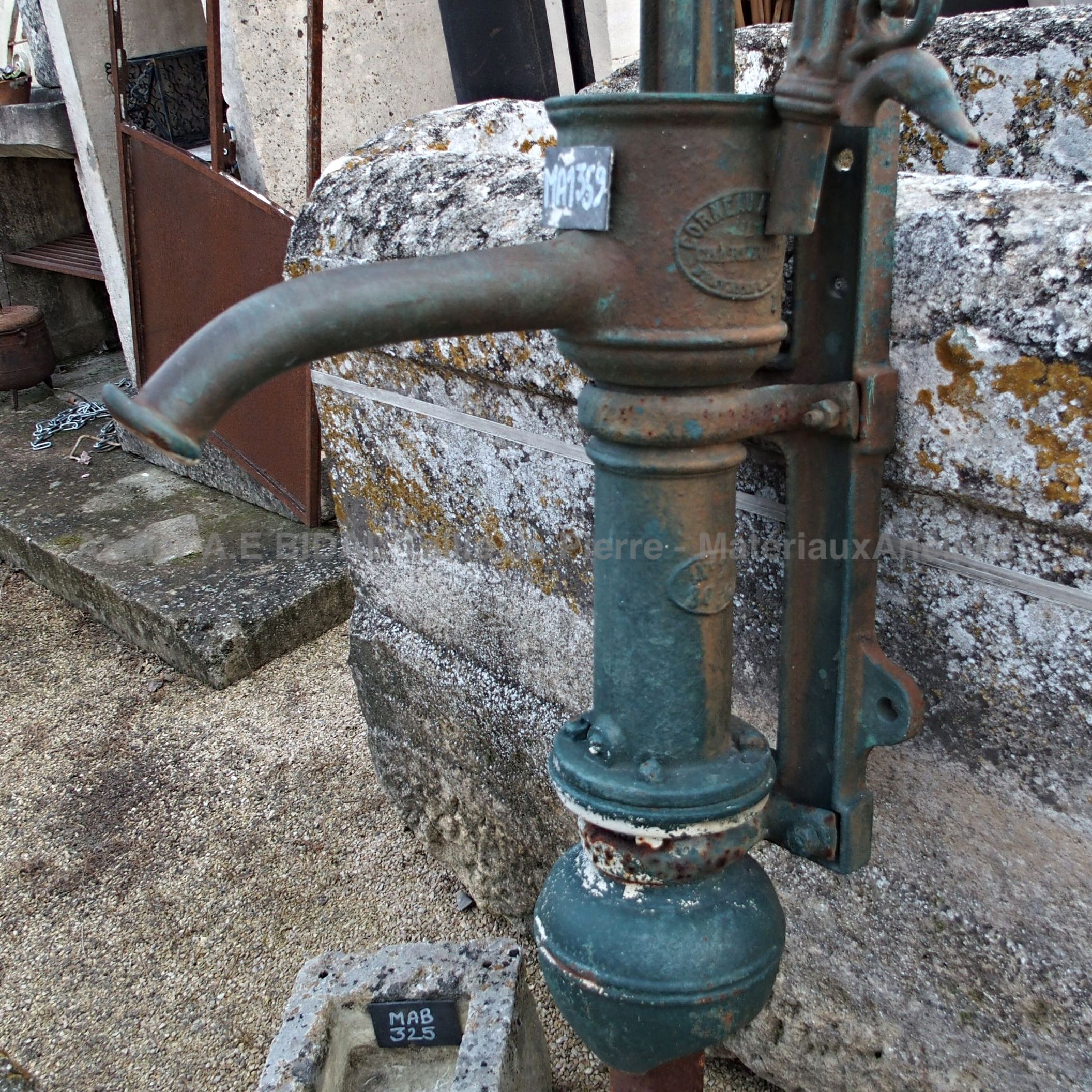 Beautiful large hand pump - beautiful old type of water pump.