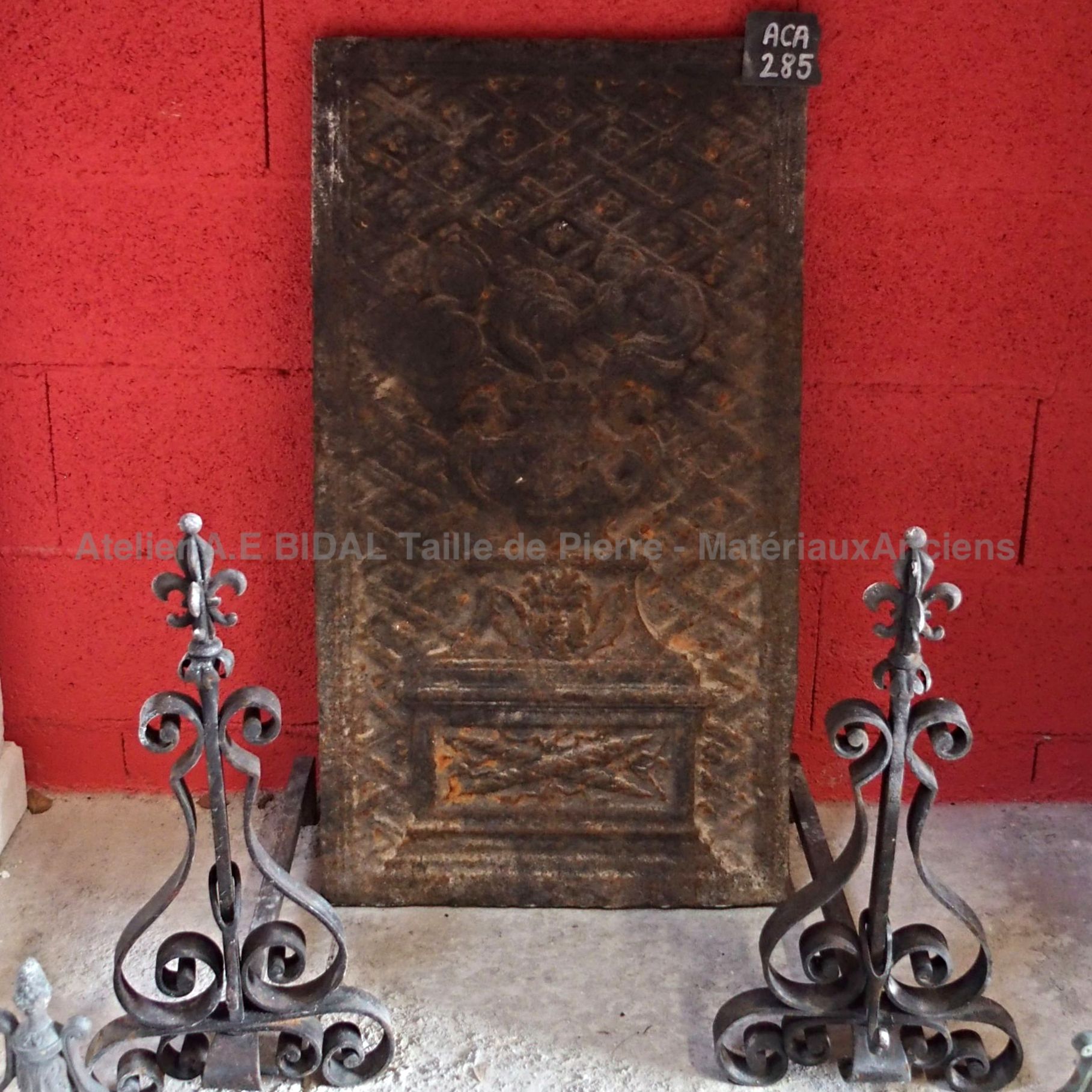 20th Century Iron Fireback part of our catalogue of mantel accessories
