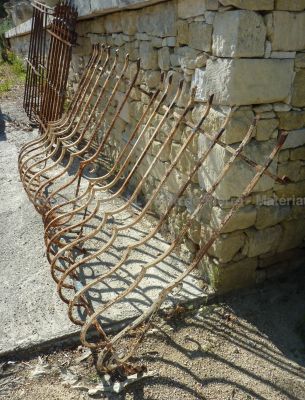 Pair of antique window fences ** SOLD
