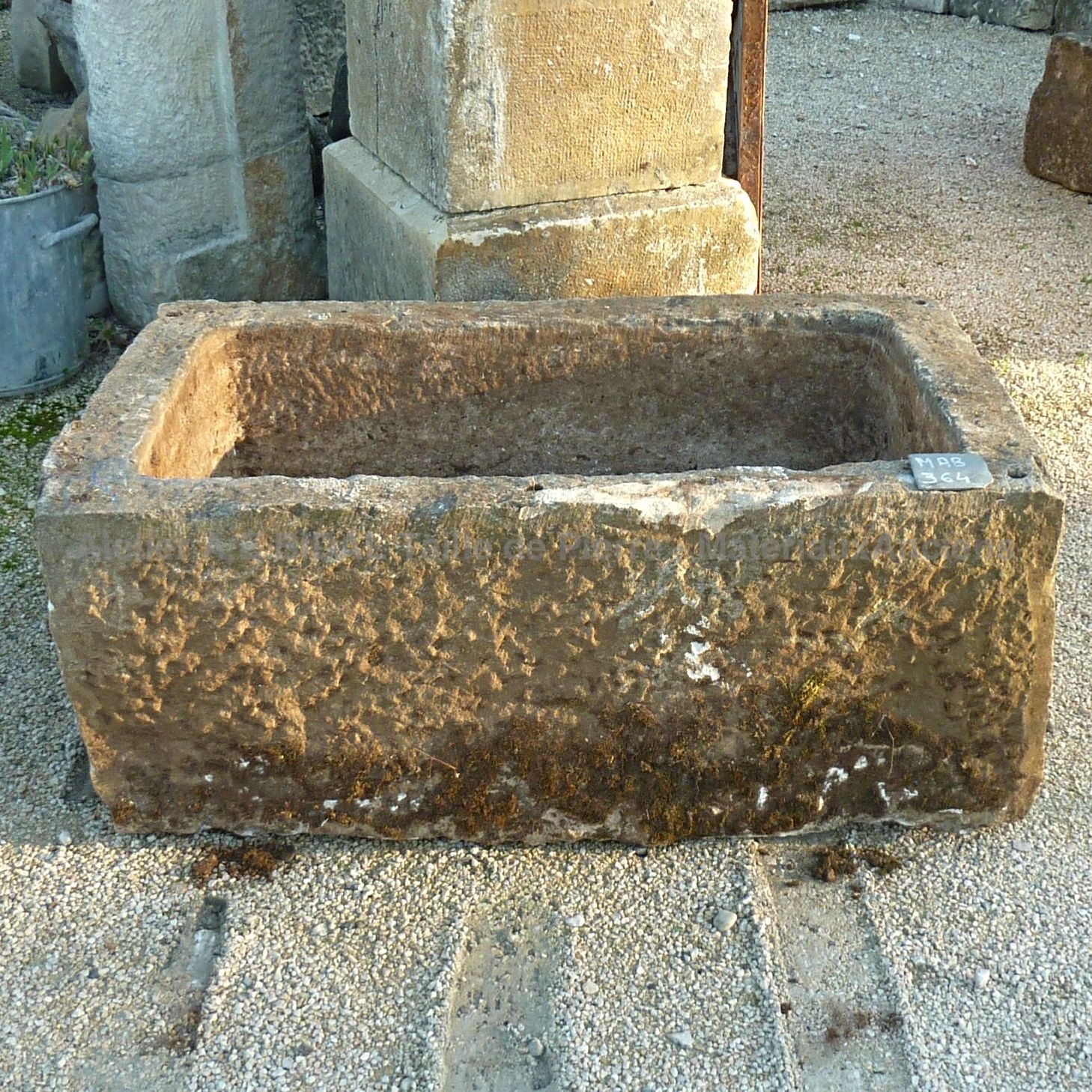 Beautiful antique stone trough with a lovely rustic appearance