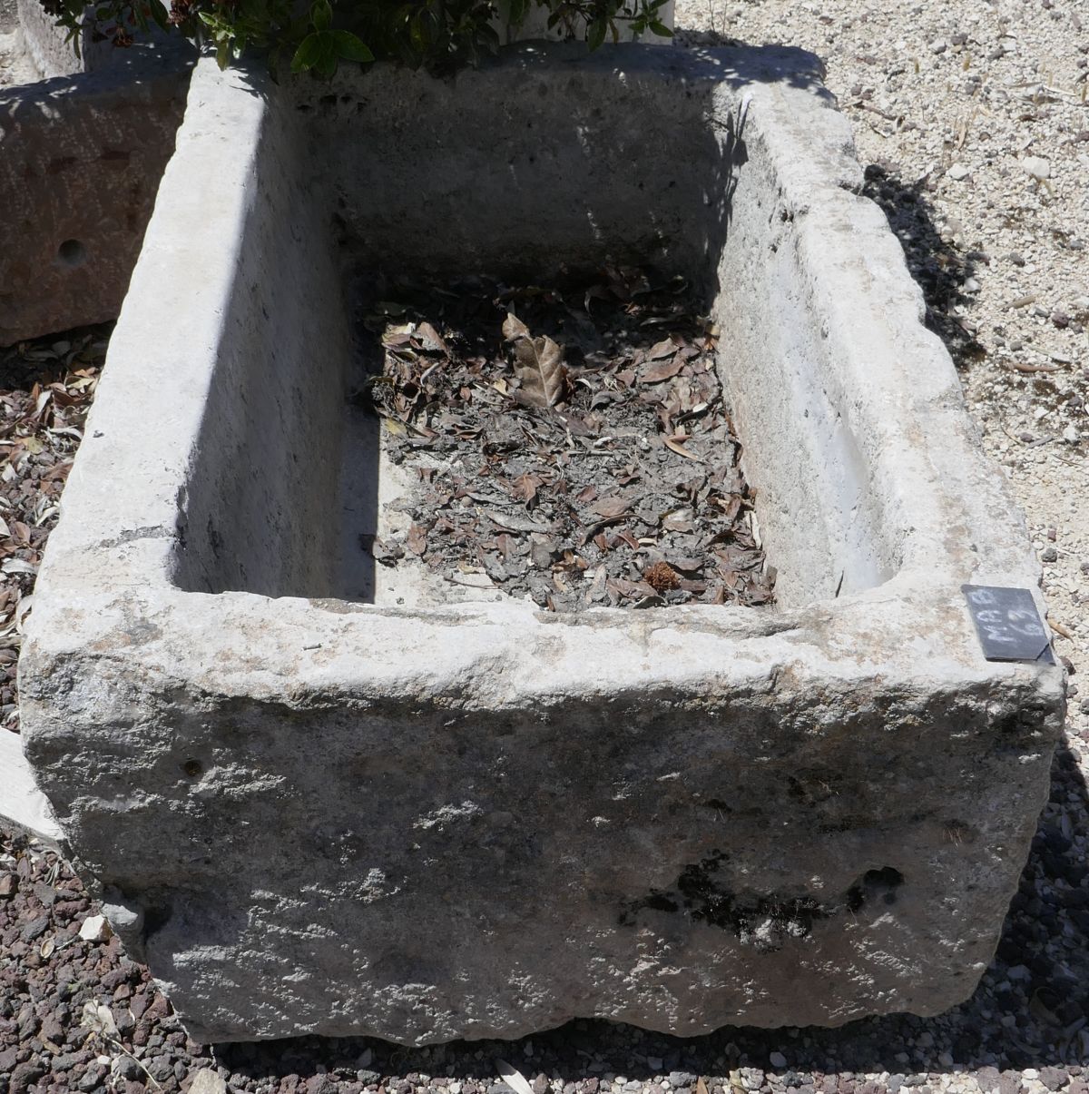 rectangular basin in hard limestone - a beautiful old basin made of ...