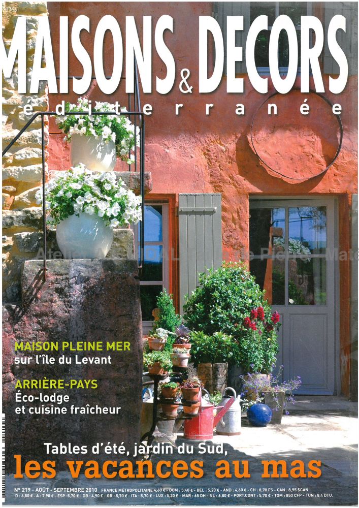 Article paru dans le magazine Maison & Décors de Août / Septembre