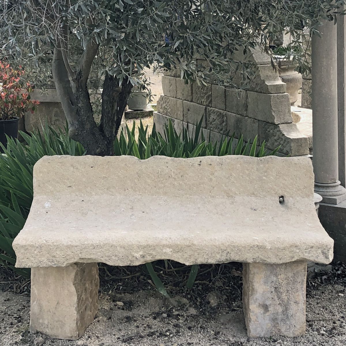 Stone Garden Benches With Backs | atelier-yuwa.ciao.jp